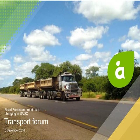 Road Funds and Road User Charging in SADC | PDF