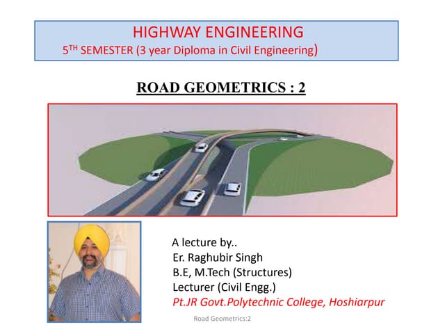 Highway Horizontal Alignment | PPTX
