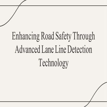 ROAD LANE LINE DETECTION ppt ppt ppt ppt | PPTX