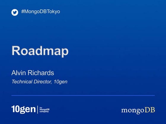 MongoDB Roadmap | PPT