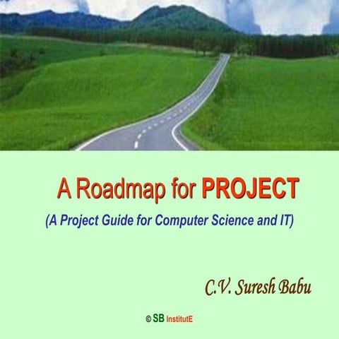 Road map for project | PPT | Databases | Computer Software and Applications