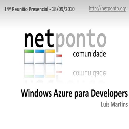 Windows Azure para Developers | PPTX