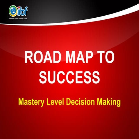 Road map to success | PPT