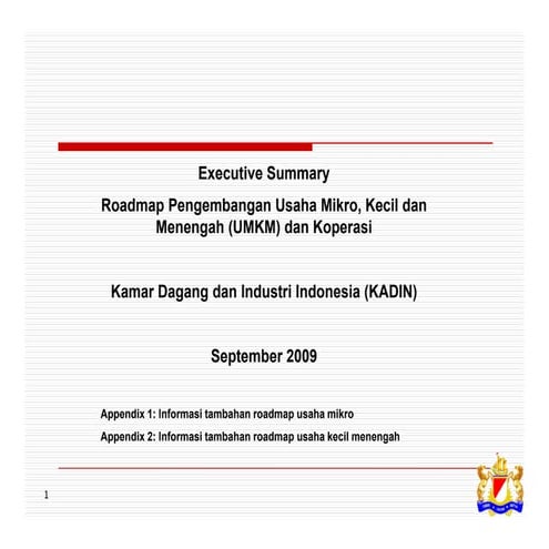 Roadmap umkm final | PDF