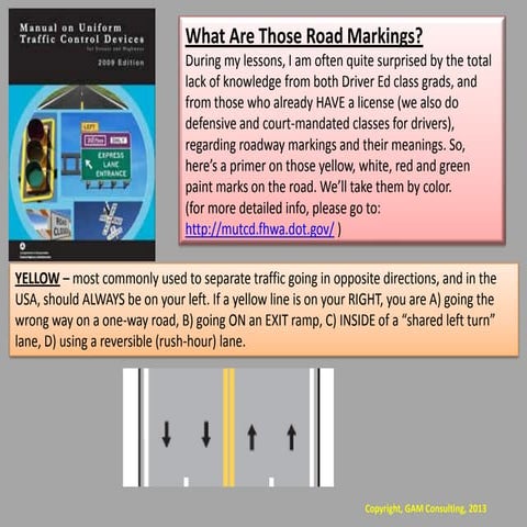 Road Markings 1 | PPTX