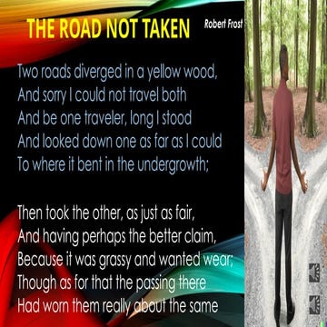 road not takenmotivational poetry by Frost.pptx