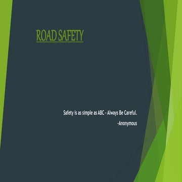 Road safety | PPTX