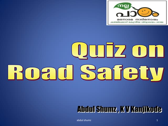 Safety quiz | PPTX