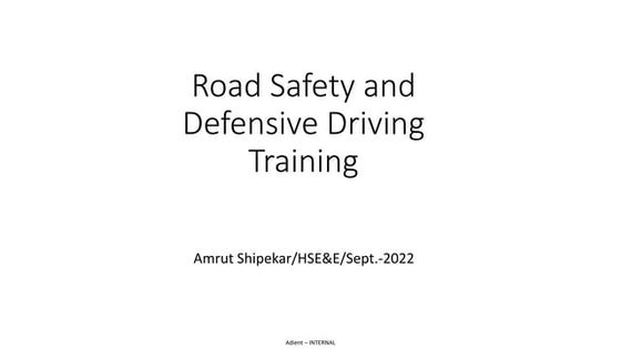 Driver safety training | PPTX | Auto Safety | Automotive