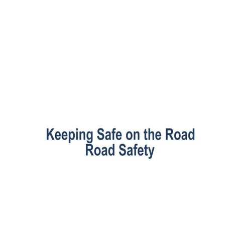 Road safety awareness | PPTX