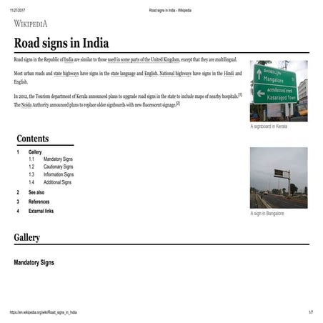 Road signs in india | PDF