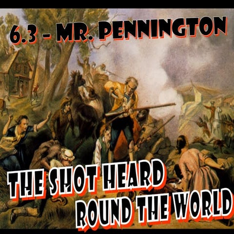 Road to Lexington and Concord | PPT