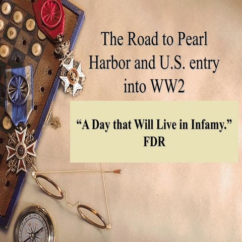 Road to pearl harbor and response | PPT