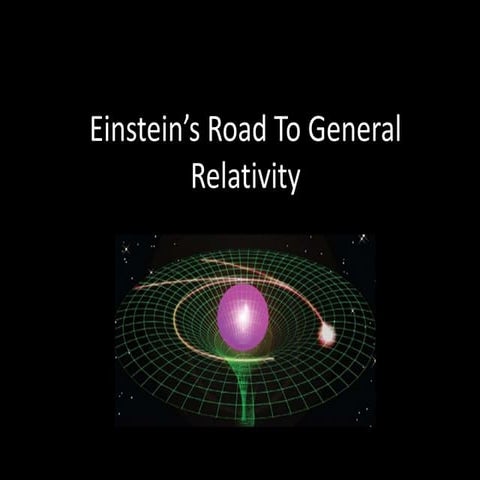 The Road to Relativity - High School Presentation | PPTX