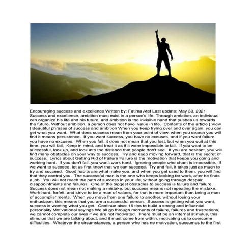 Road to success | PDF