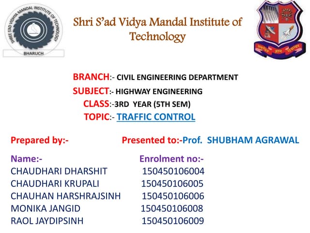 Traffic rules and regulation | PPTX