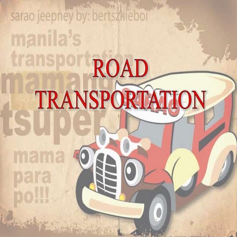 Road transportation | PPTX