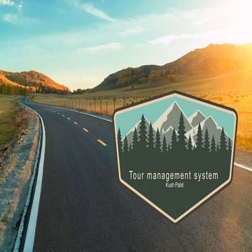 Road trip photo album template for tour management system.pptx