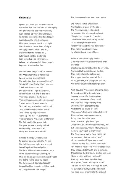 Prince cinders | PPT