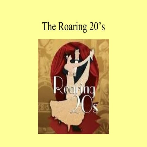 The Roaring Twenties in Canada Powerpoint | PPTX