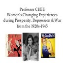 Lecture - Women's Changing Experiences - CHEE | PPTX