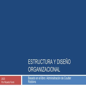 Capitulo 11: Robbins Coulter, planeación de las actividades laborales ...