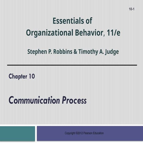 Comprehensive Guide to Organizational Communication Processes and ...