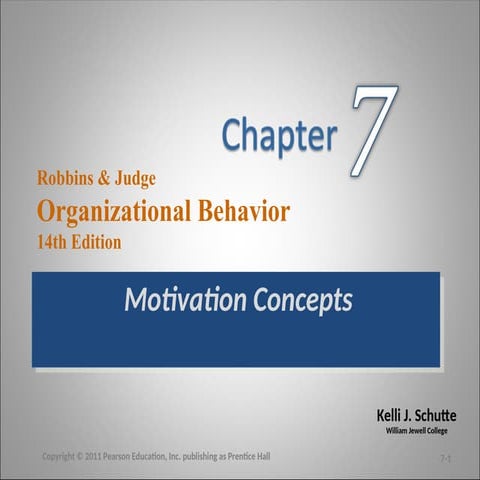 organizational behaviour chapter 7 robbins | PPT