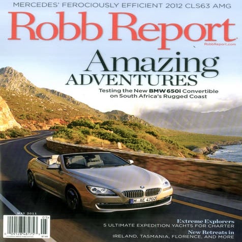 Robb report clean living-may 2011 | PDF