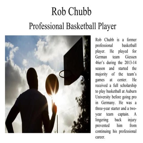 Rob Chubb presentations