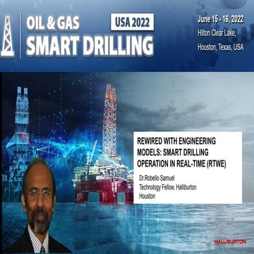 REWIRED WITH ENGINEERING MODELS: SMART DRILLING OPERATION IN REAL-TIME ...