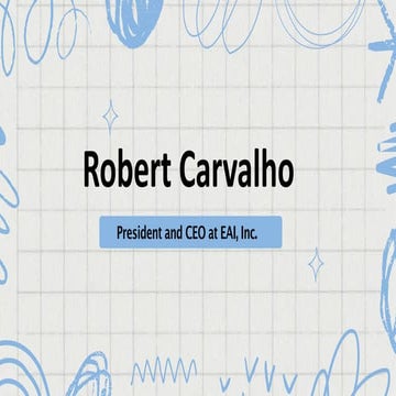 Robert Carvalho - A Self-Starter and a Team Player - Florida.pdf