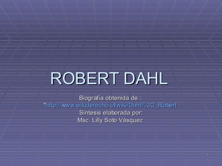 Robert dahl