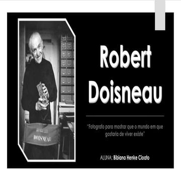 Robert doisneau | PPTX