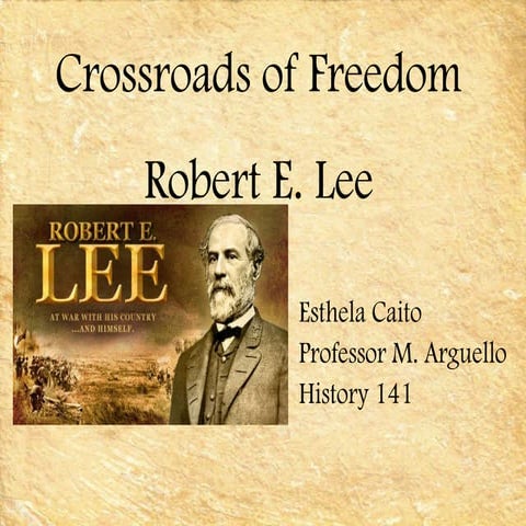 Robert e. lee | PPT