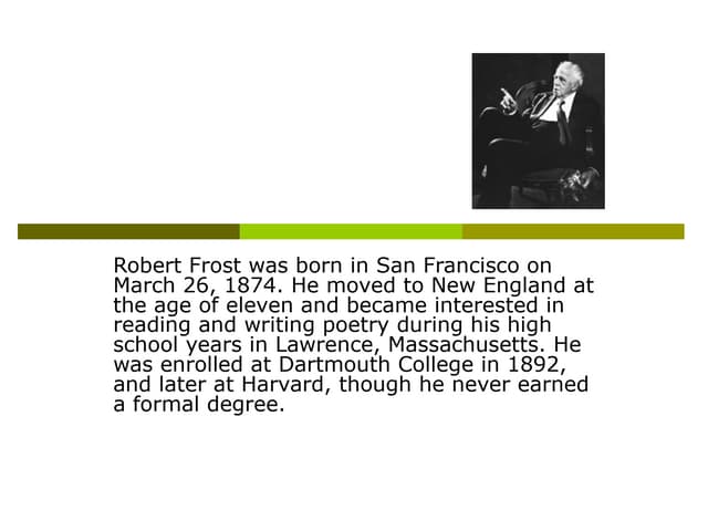 Robert Frost | PDF