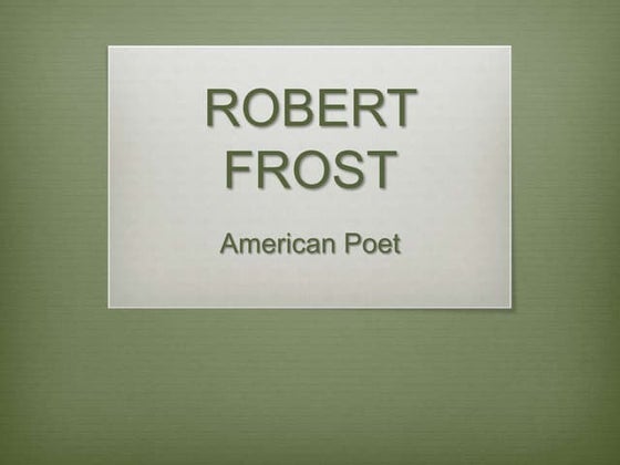 Robert Frost Biography .pdf