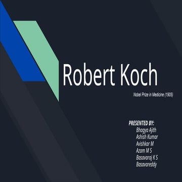 Key Contribution of Louis Pasteur and Robert Koch to Microbiology | PPTX