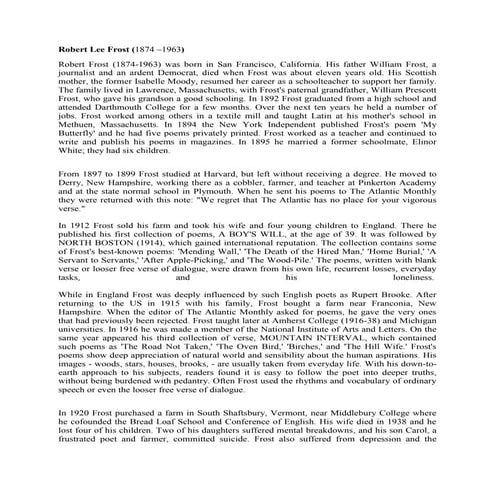 ENGLISH CLASS 12TH PROJECT of robert frost BY-1.pptx
