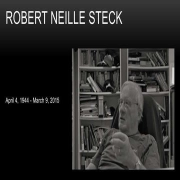 Bob Steck Memorial Service Presentation | PPTX