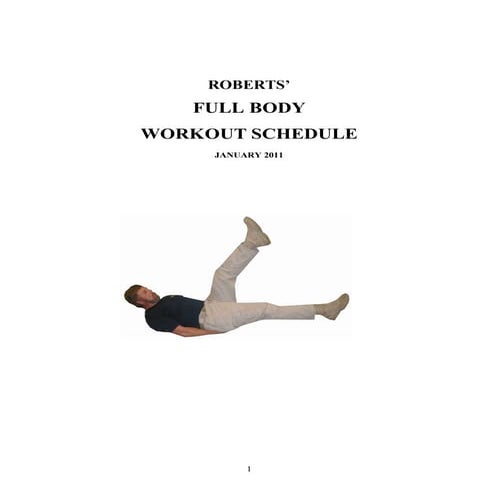 roberts\' total workout | PDF | Bodybuilding | Sports