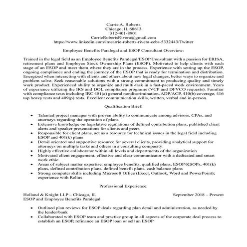 Carrie Roberts Resume | DOCX
