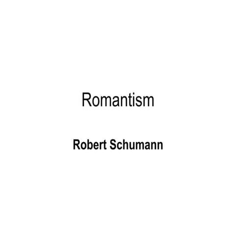 Robert schumann | PPT
