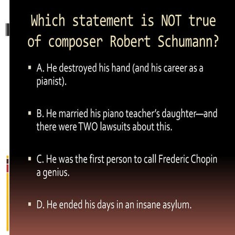 Robert schumann | PPTX