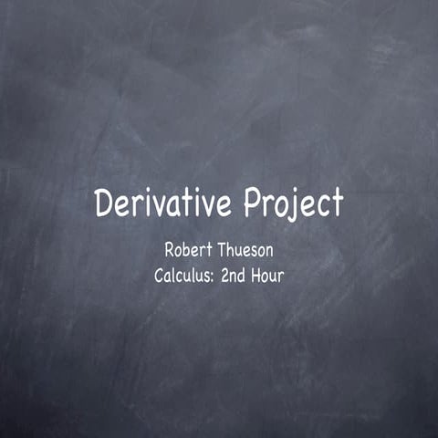 Robert's derivative project | KEY