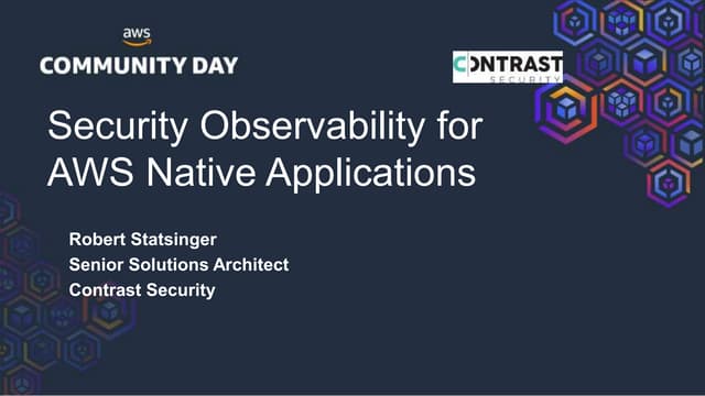 Security Observability For Cloud Based Applications Ppt
