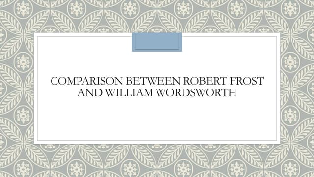 Robert Frost | PDF