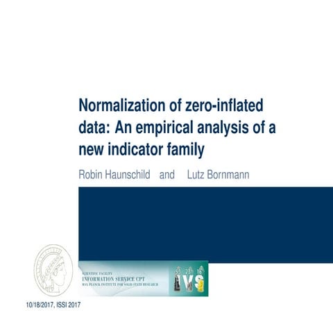 Normalization Of Zero Inflated Data Ppt