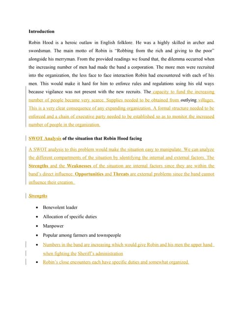 Robin Hood case analysis | PPTX | Business Administration | Business