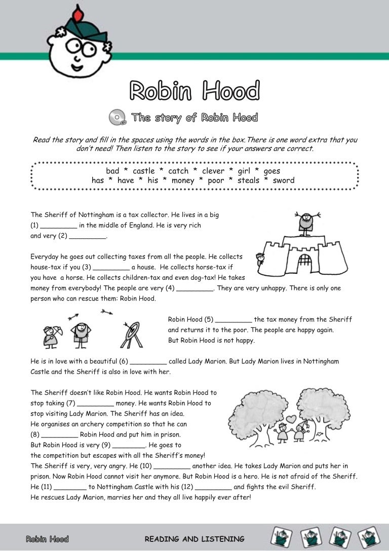 Robin Hood -Activities